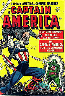 captain america from atlas comics 50s – hqrock